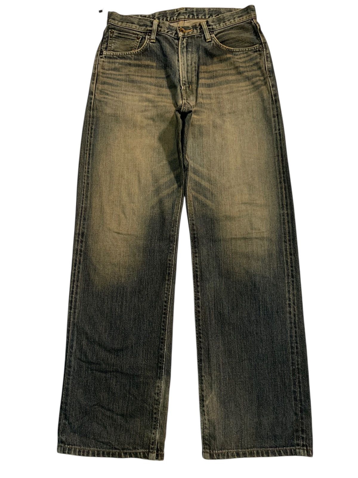 Edwin VINTAGE EDWIN 505z SELVEDGE RUSTY JAPANESE DISTRESSED DENIM | Grailed