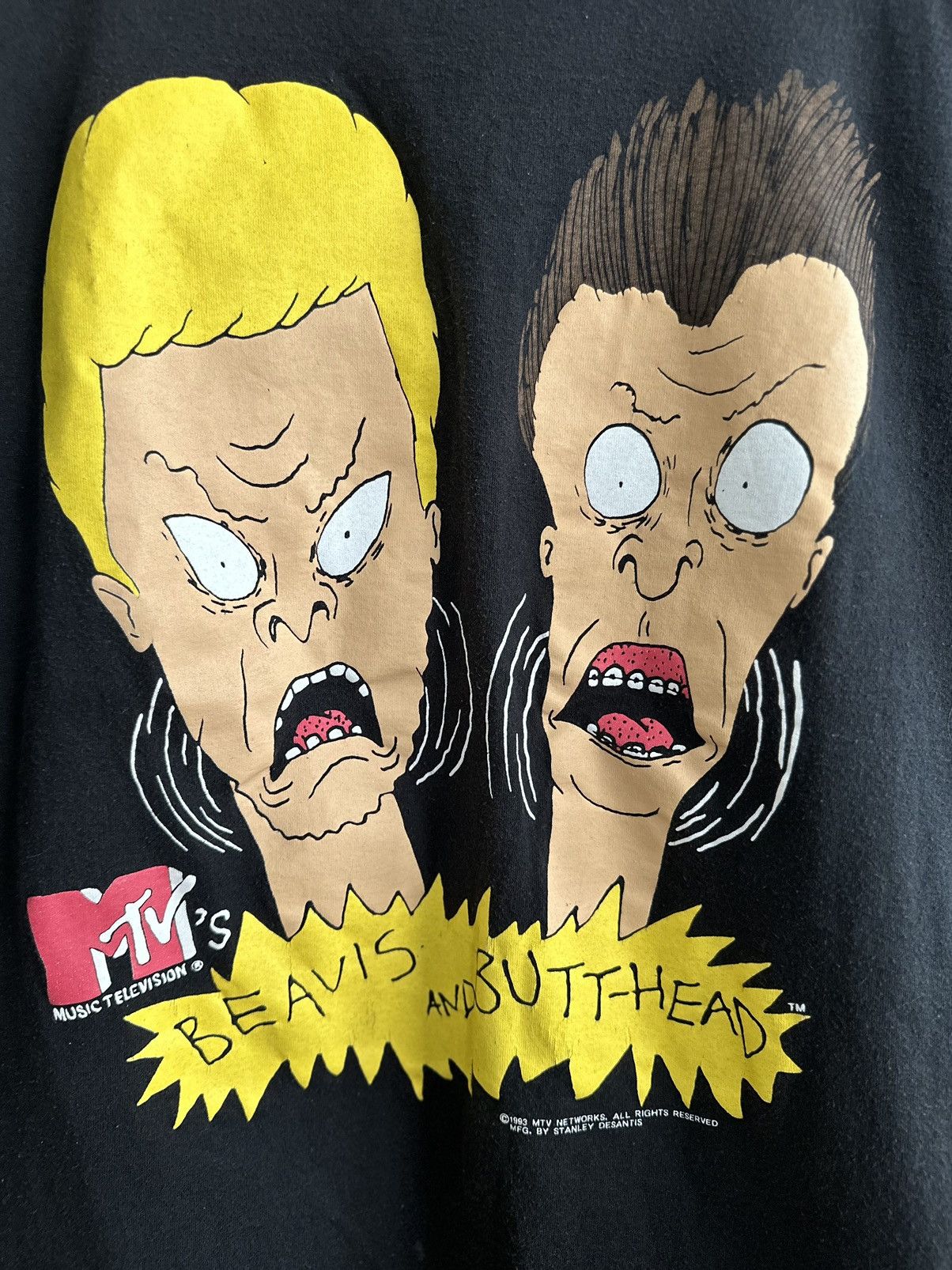 Made In Usa × Mtv × Vintage 1993 Beavis and Butthead MTV Vintage Tshirt ...