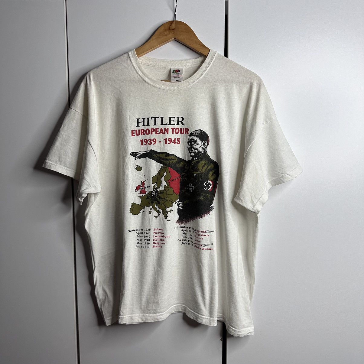 Streetwear × Vintage Rare Adolf Hitler Vintage European Tour 1939 1945 ...