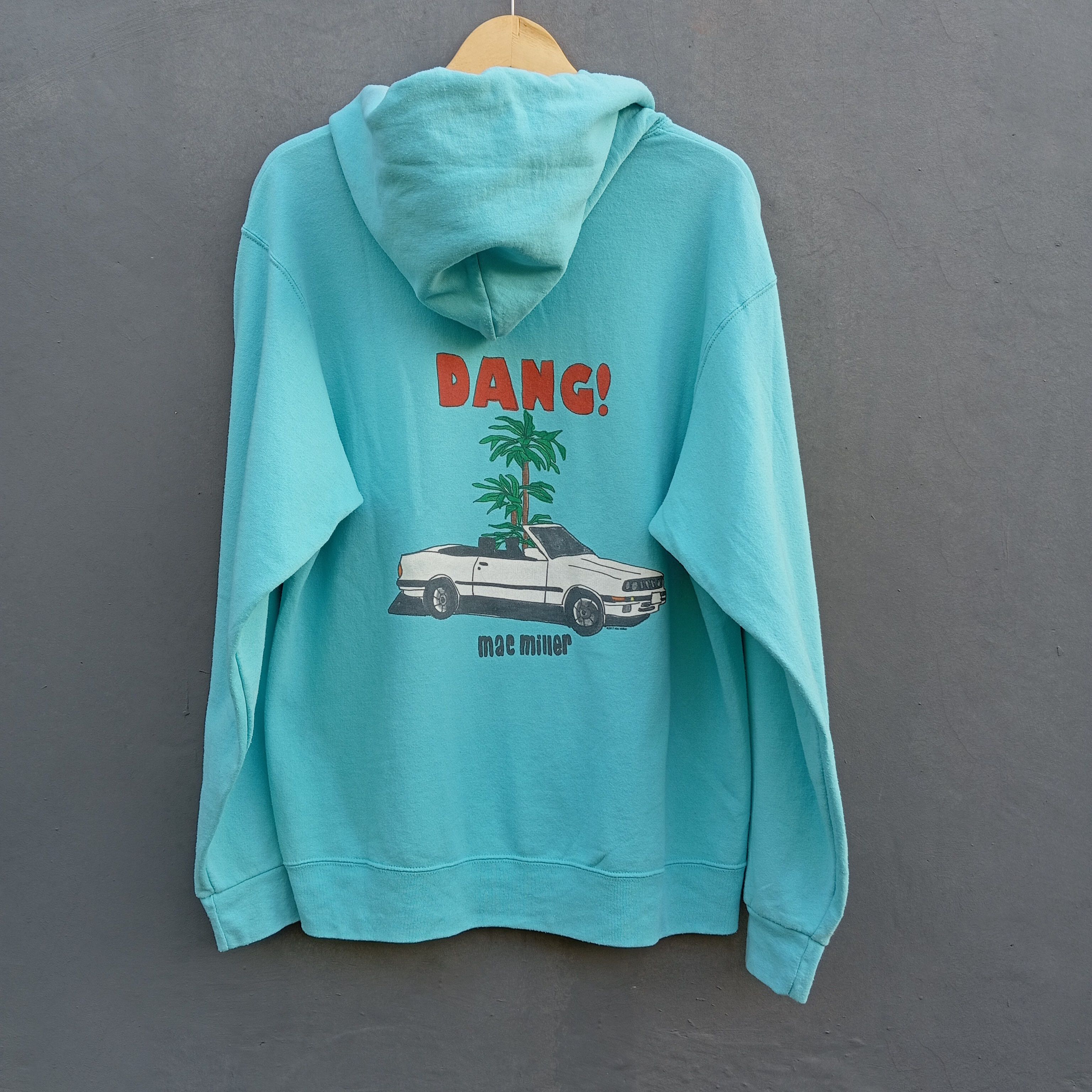 Mac Miller × Rap Tees 2017 RARE UO exclusive Mac Miller DANG! hoodie ...