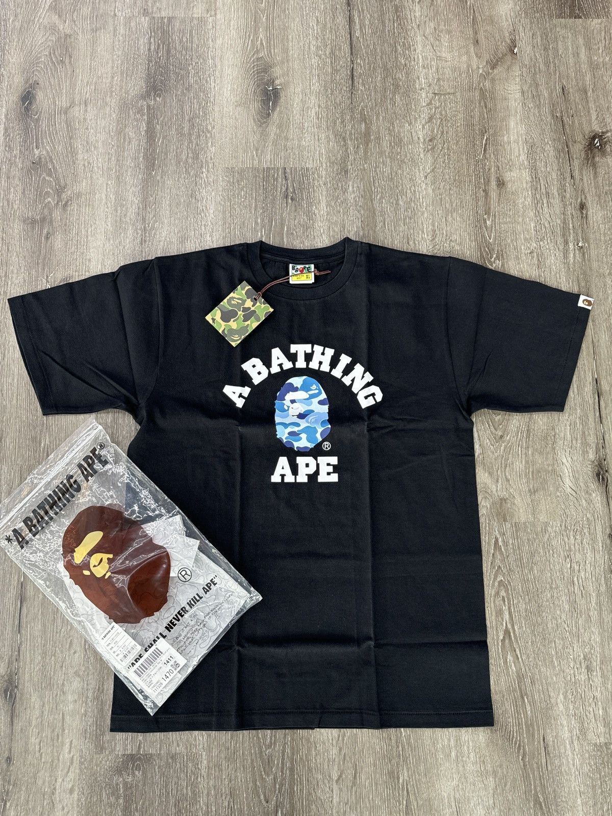 Bape ABC Camo College Tee | Grailed