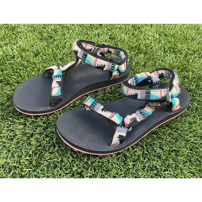 Teva NULL TEVA ORIGINAL UNIVERSAL PATTERNED FLAT 90s RETRO SANDAL | Grailed