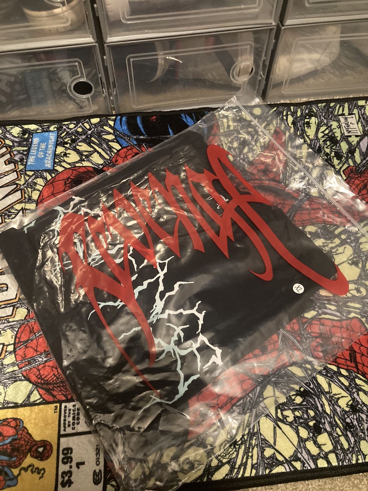 Revenge Exclusive Revenge Lightning Gradient Tee | Grailed