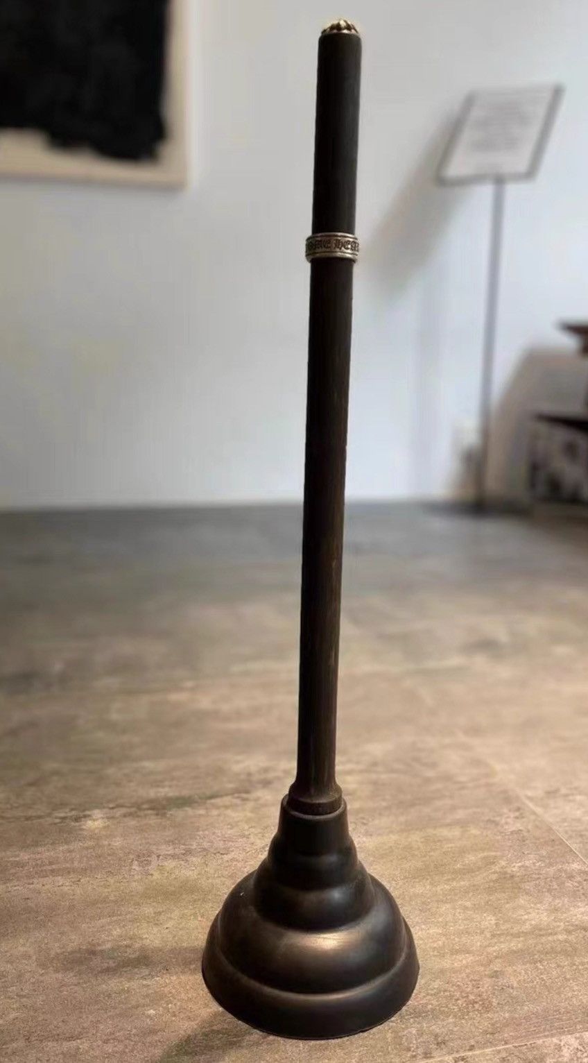 Chrome Hearts Chrome hearts Plunger Ebony Toilet Pump | Grailed