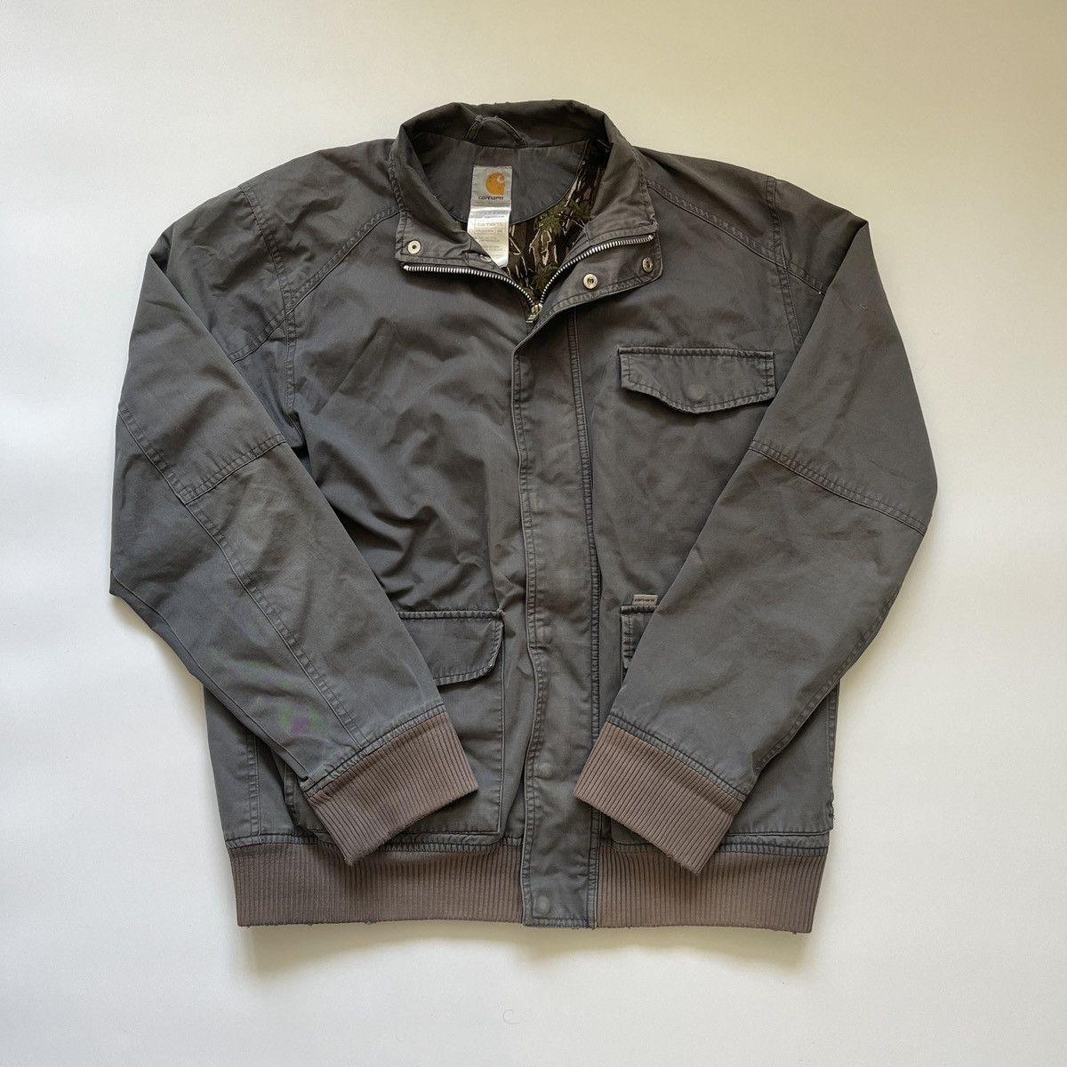 Carhartt × Streetwear × Vintage Distressed Carhartt Jacket thrashed ...