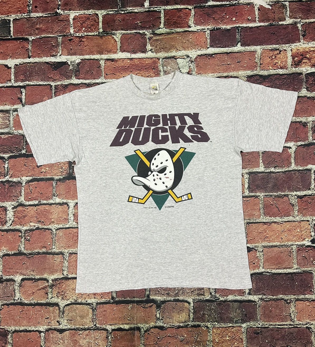 Vintage Vintage Mighty Ducks Single Stitch Tee Disney 1993 Logo 7 | Grailed