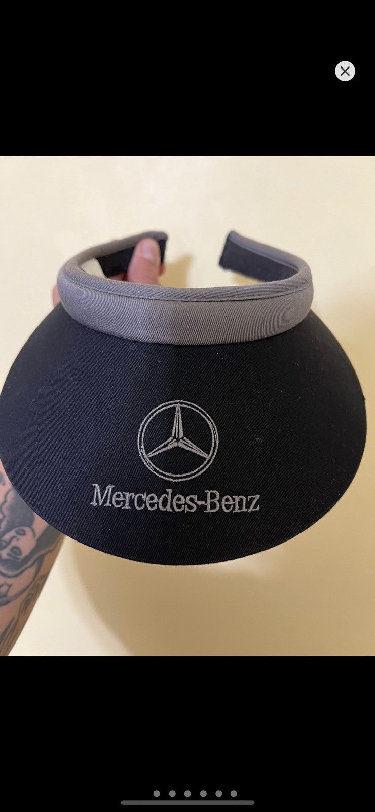 Vintage ***FINAL DROP***RARE 90s MERCEDES BENZ VISOR O/S | Grailed