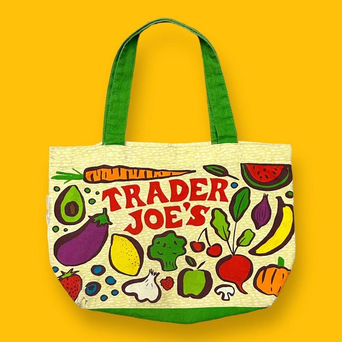 Streetwear Trader Joes Tote Bag Reusable Grocery Shopping Bag Fruit ...