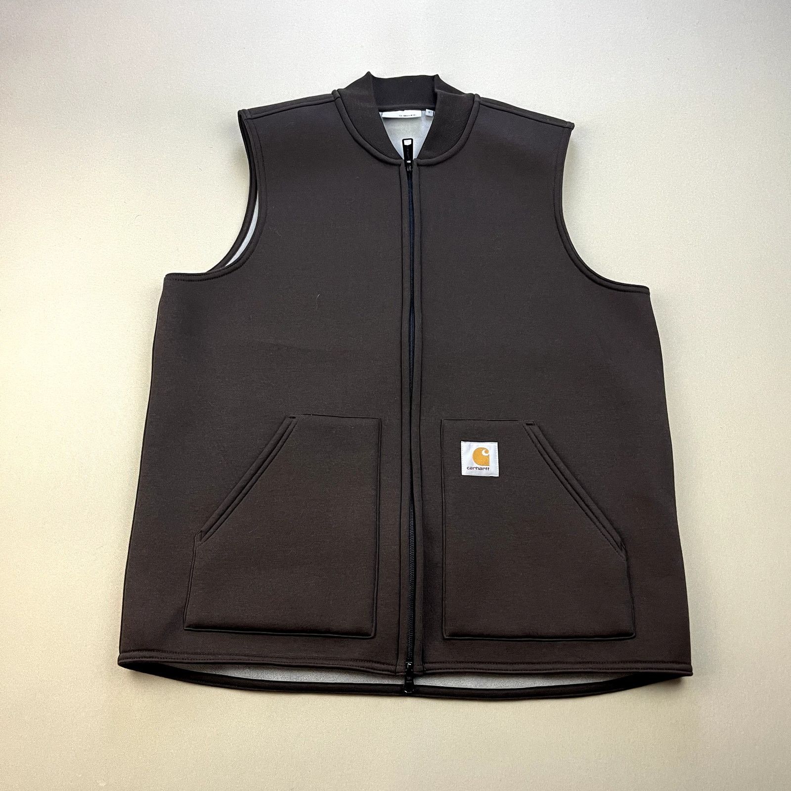 Carhartt Carhartt WIP Vest Jacket Large Brown CarLux Work In Progress ...
