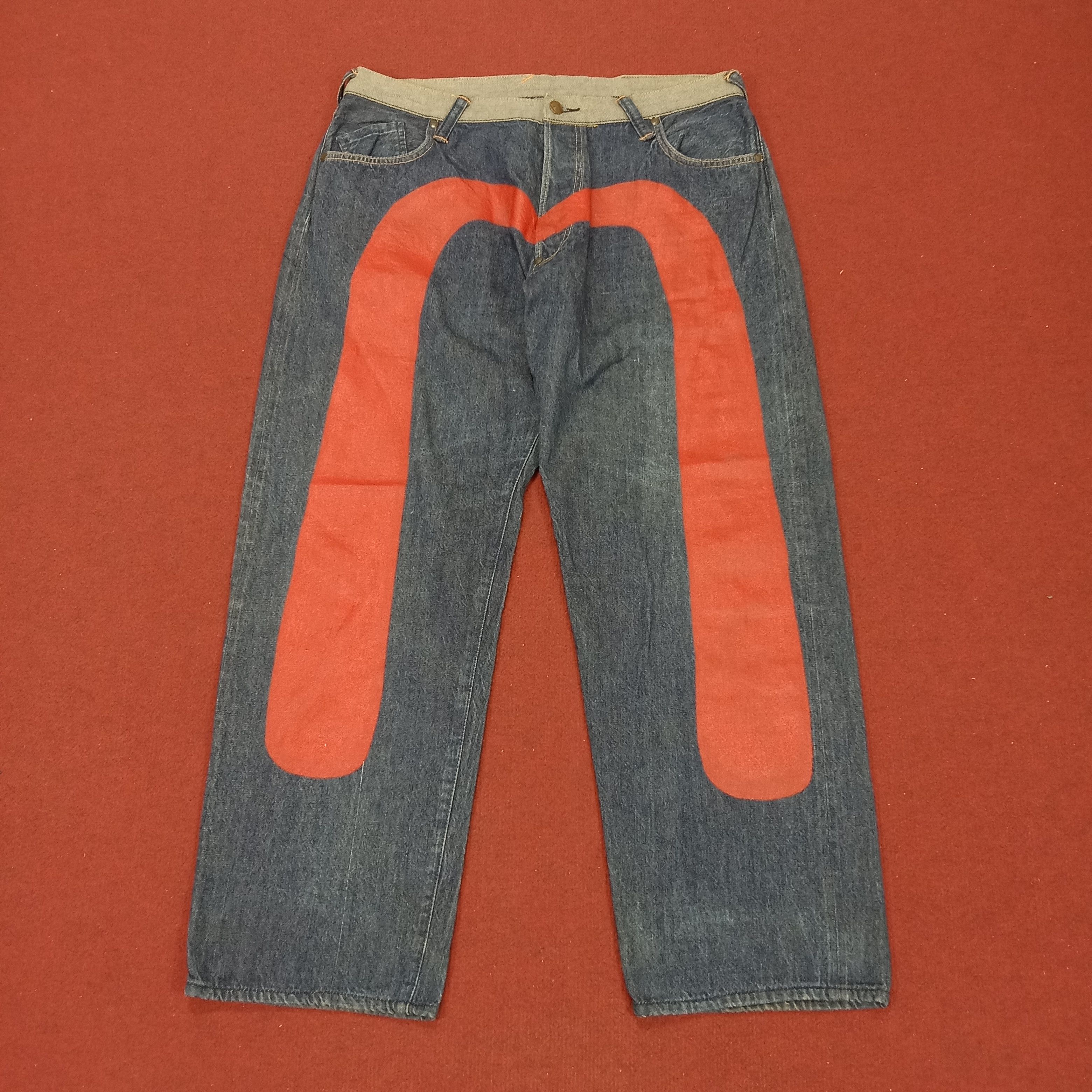 Vintage Evisu Jeans Japanese Brand Custom Daicock Streetwear Style ...