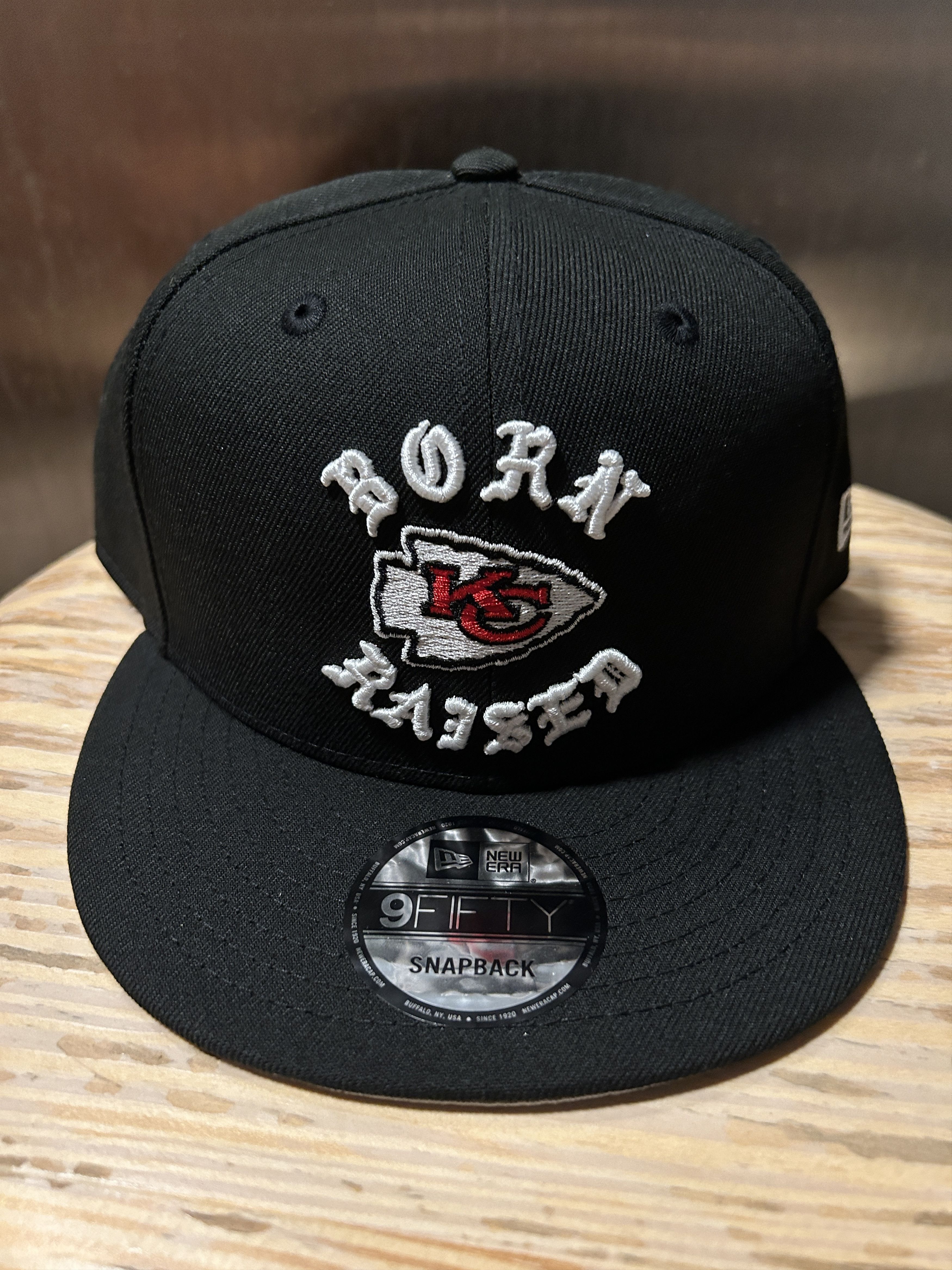 NFL BORN X RAISED + CHIEFS SNAPBACK ROCKER HAT: BLACK | Grailed