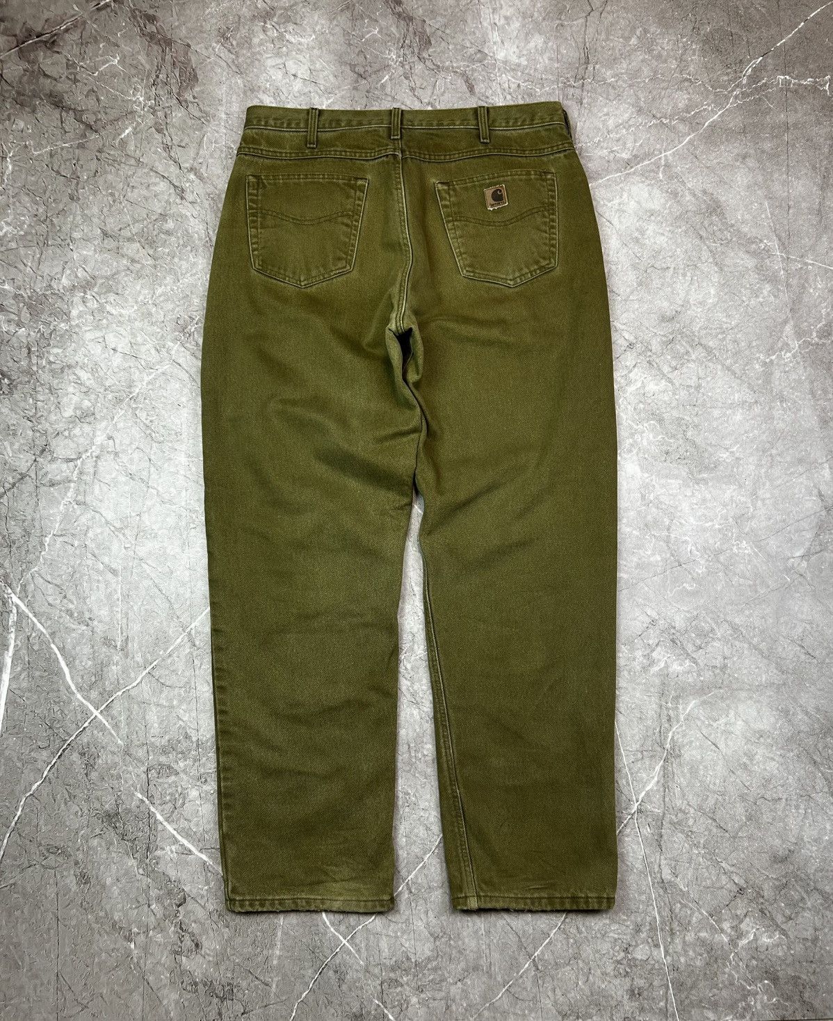 Carhartt × Streetwear × Vintage Vintage Flannel Lined Carhartt Jeans ...