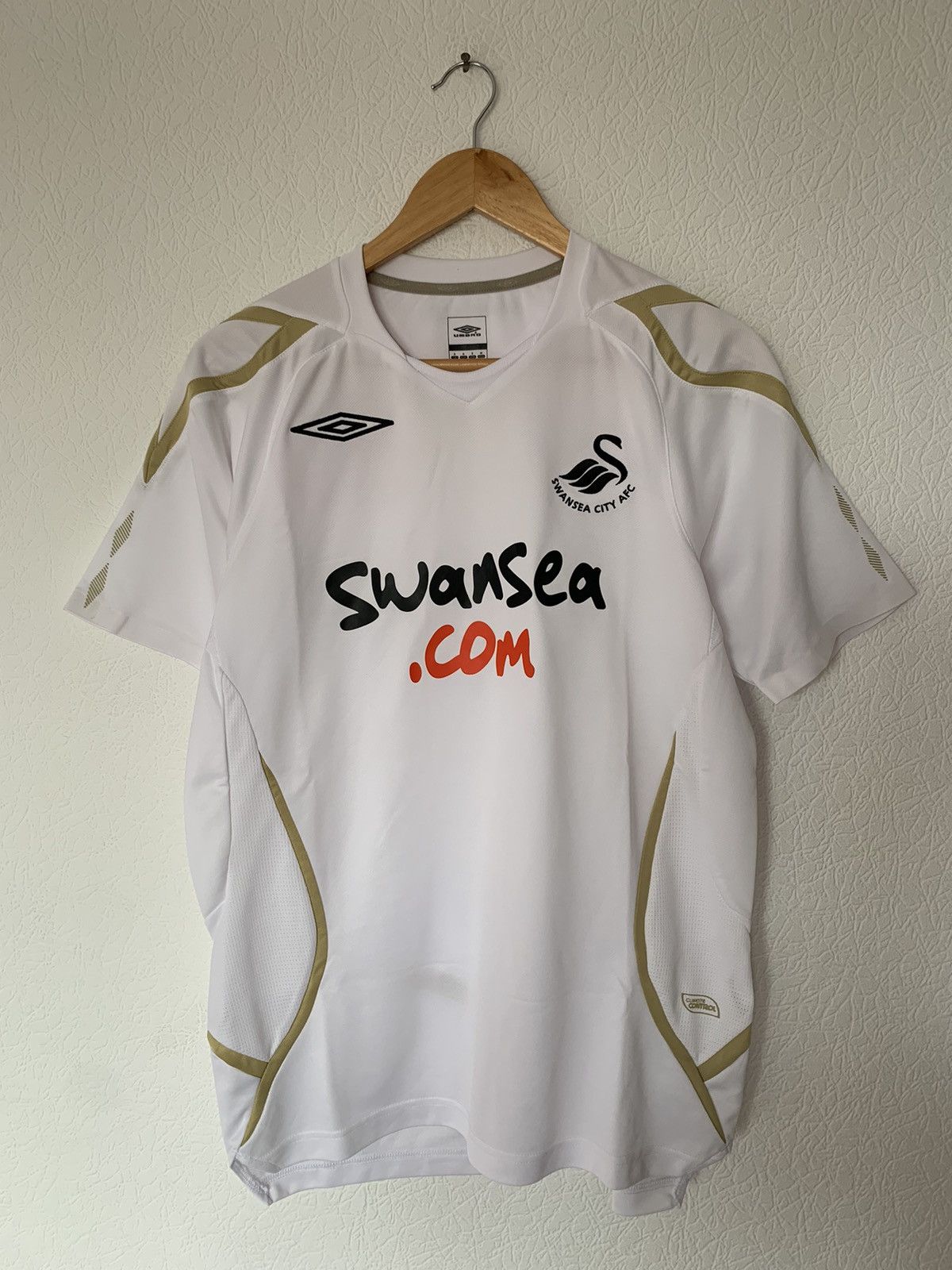 Soccer Jersey × Umbro × Vintage Umbro Swansea 2008/2009 Home Kit Soccer ...