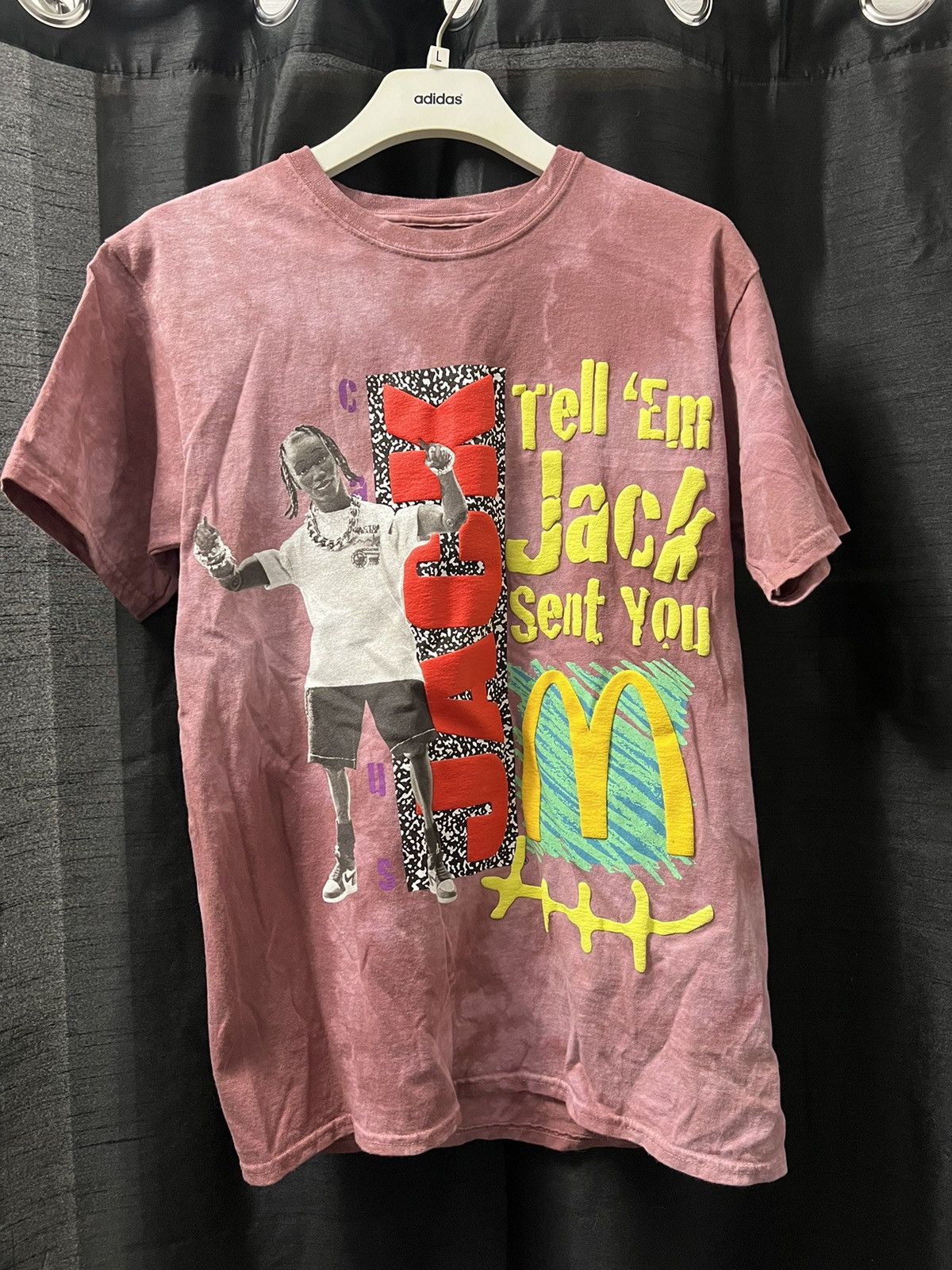 Travis Scott Travis scott x mcdonalds jack smile 2 t shirt | Grailed