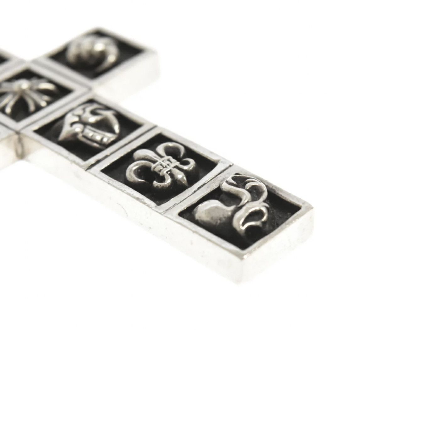 Chrome Hearts CHROME HEARTS MULTI LOGO CROSS PENDANT | Grailed
