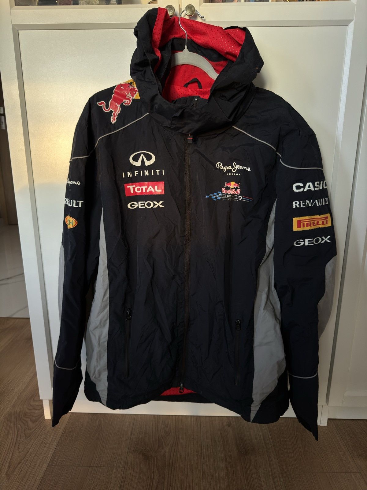 Racing × Very Rare × Vintage Red Bull infinity jacket racing f1 uno ...