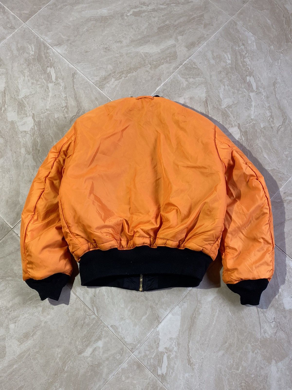 Vintage Vintage Alpha Industries type MA-1 Reversible Bomber jacket | Grailed