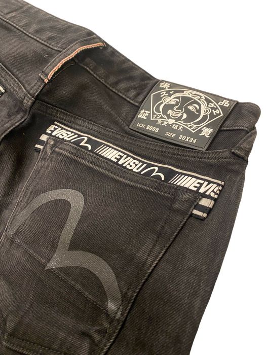 Evisu RARE black Evisu Japanese Denim Jeans | Grailed