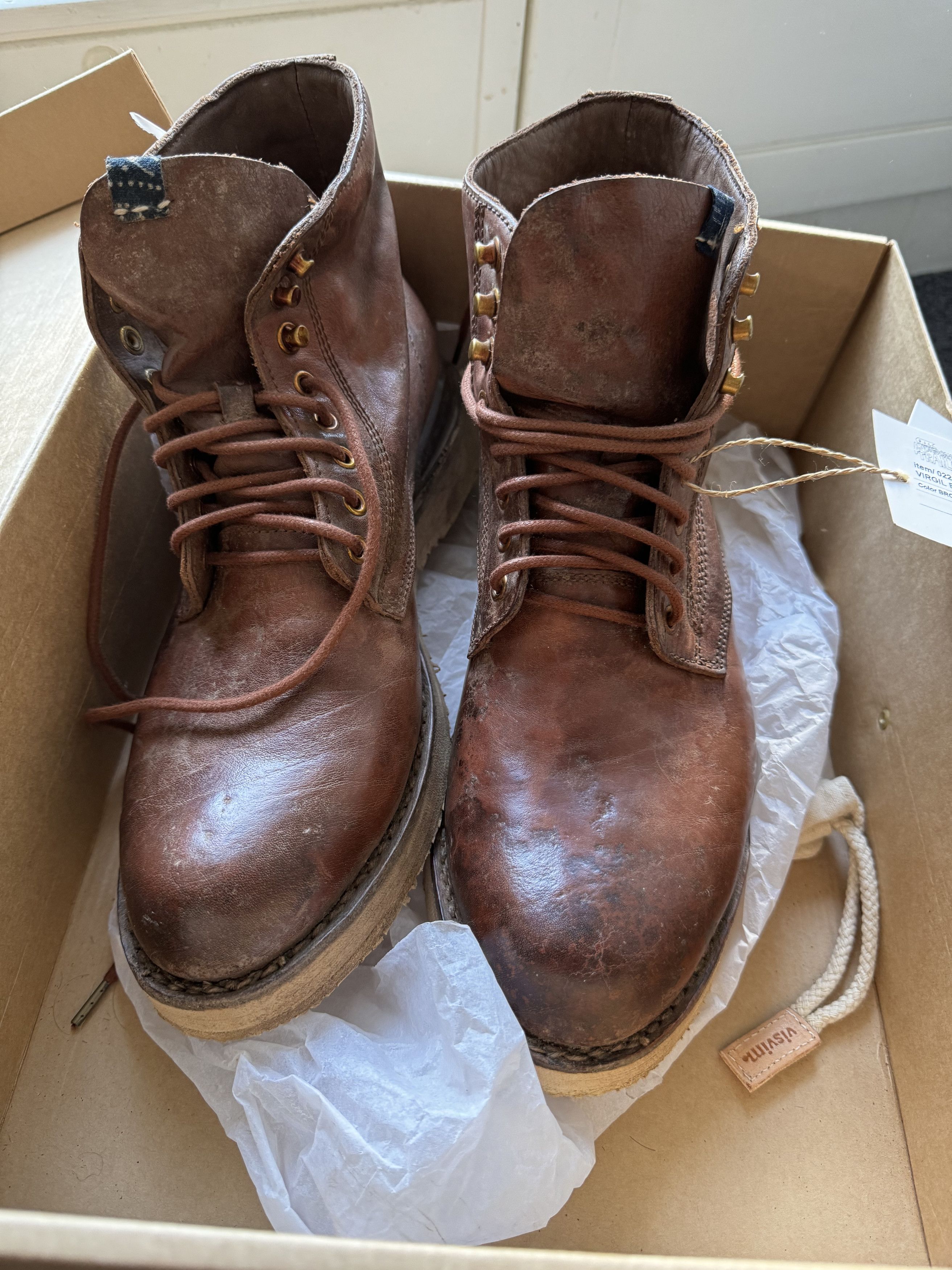 Visvim VIRGIL BOOTS ICT | Grailed