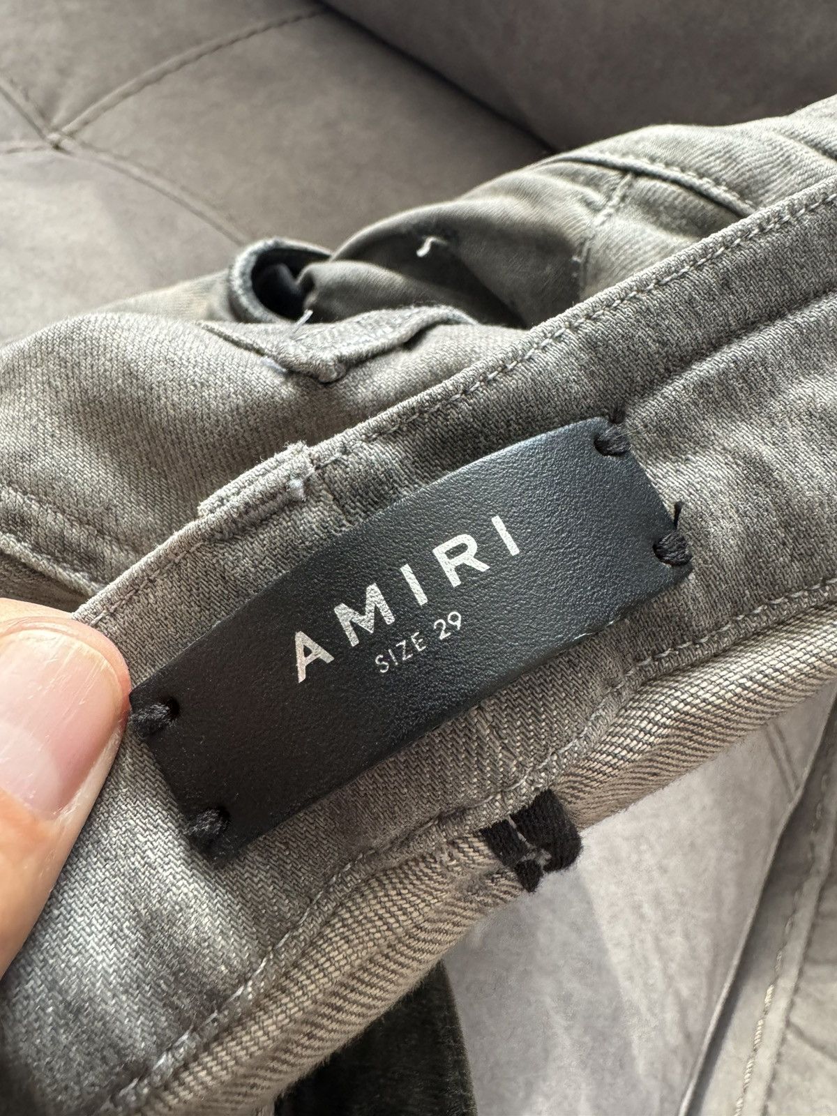 Amiri AMIRI jeans STUDY SIZES IN PHOTOS SHOWN BY TAPE MEASURE | Grailed