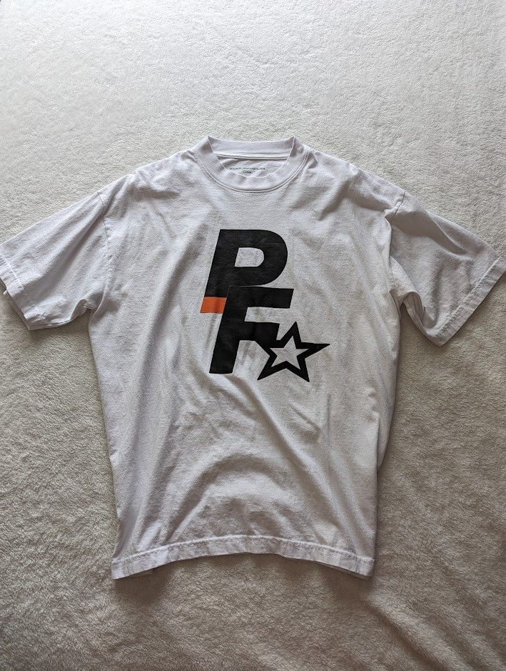 Racing × Streetwear Pink Flamingo USA White GTA Logo Tee | Grailed