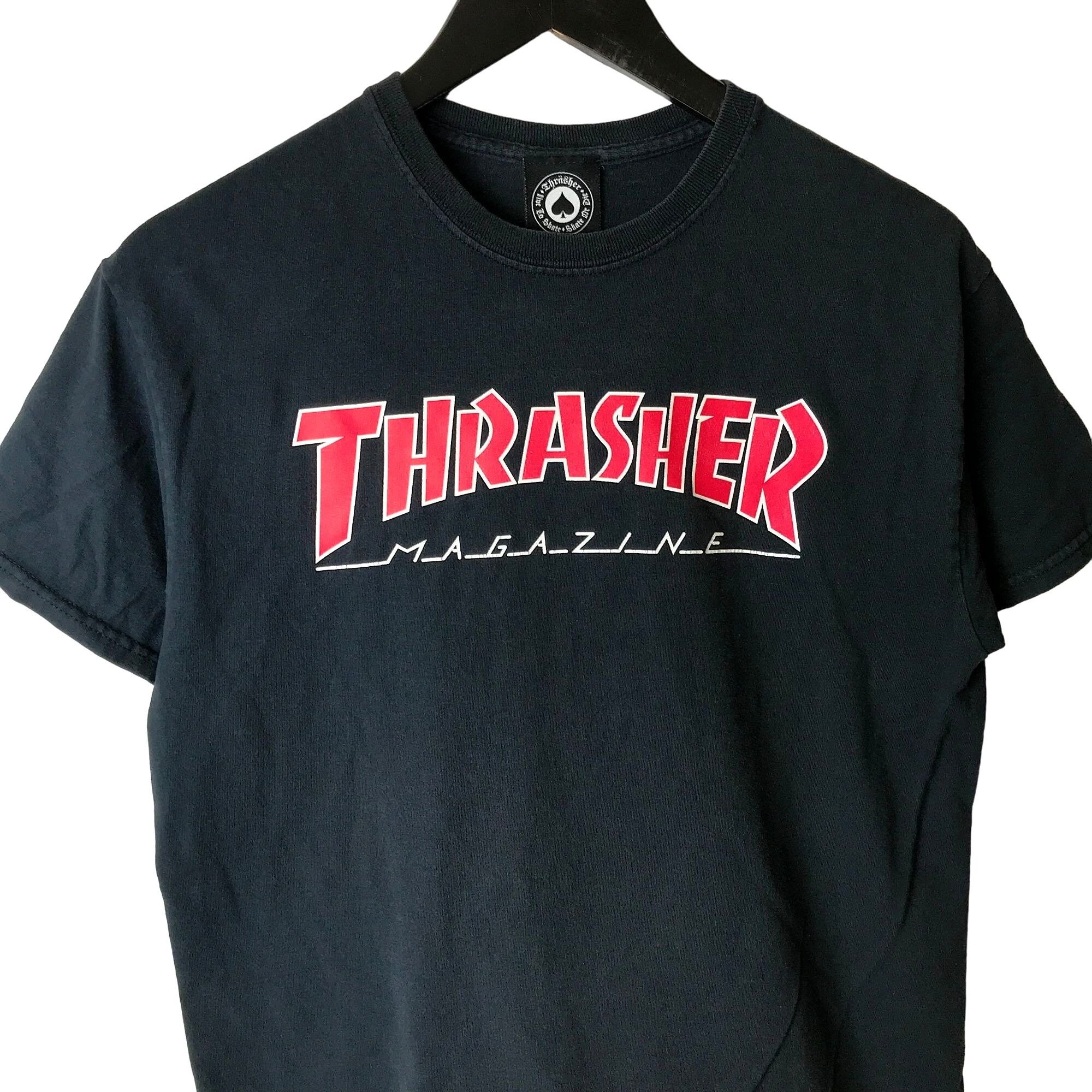 Thrasher Thrasher Magazine T Shirt Black M Medium Skate Graphic Tee | Grailed