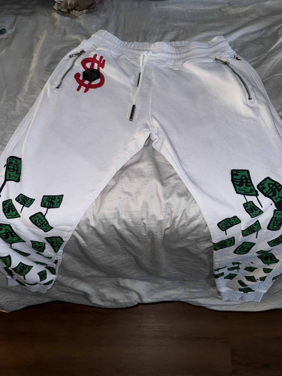 Alec Monopoly × Philipp Plein Phillipp Plein X Alec Monopoly sweatpants ...