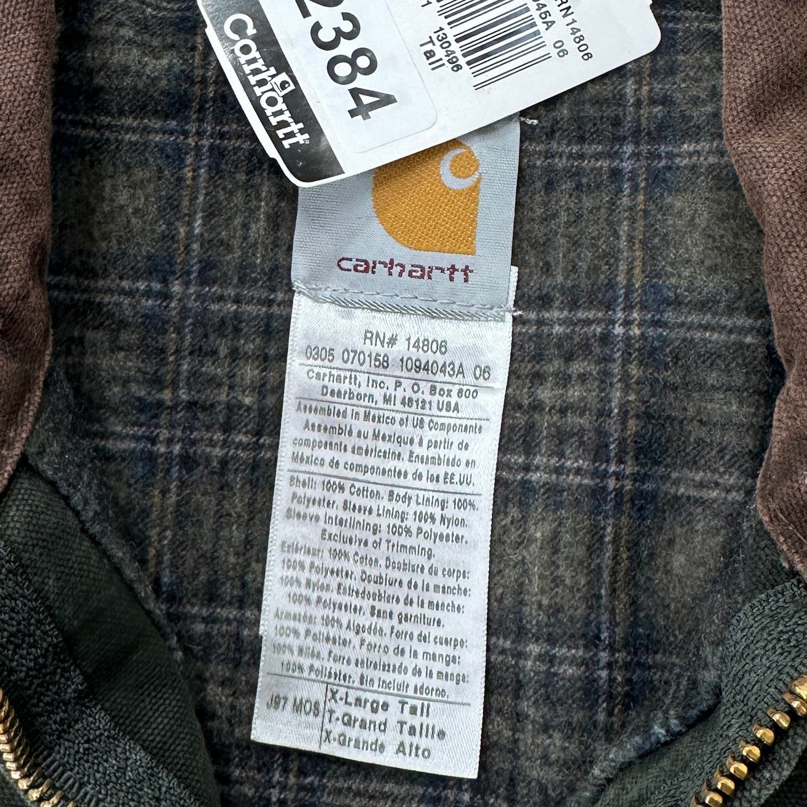 Carhartt Carhartt J97 MOS Green Blanket Lined Detroit Jacket NWT | Grailed