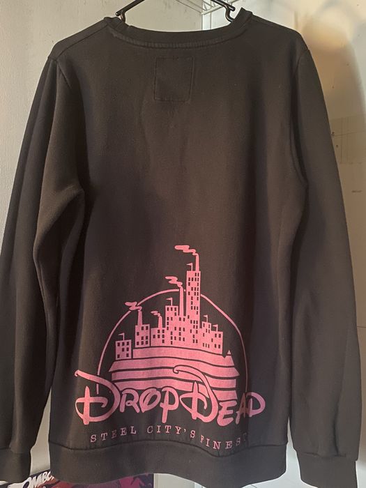 Drop Dead Clothing Drop Dead Kitty Mickey Mouse Brainz Longsleeve | Grailed