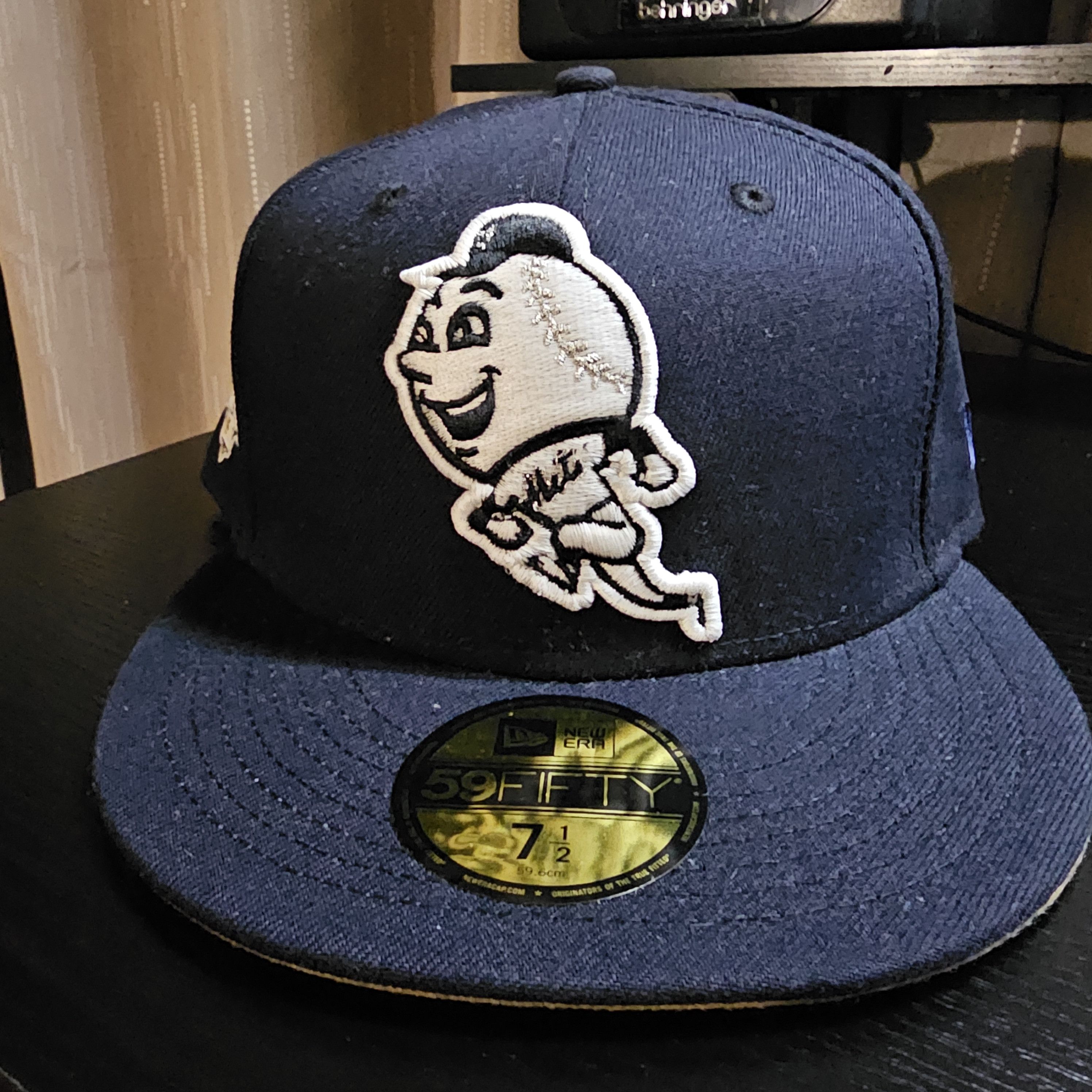 New Era Mr Met Navy Blue Glow in the Dark Logo | Grailed