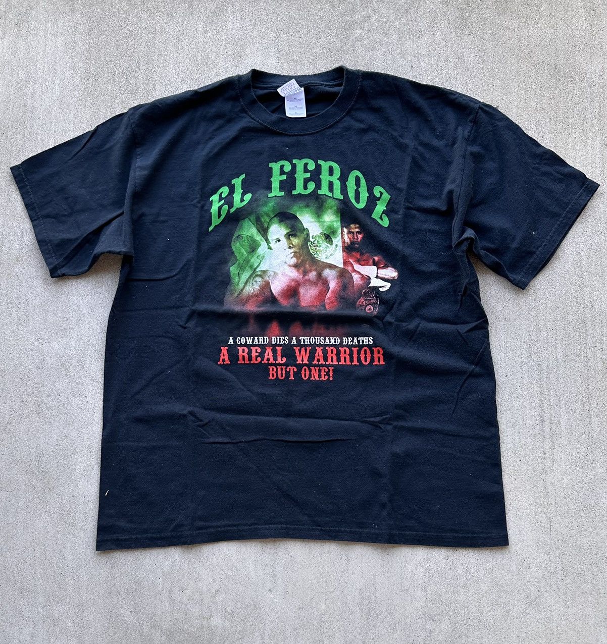 Vintage Vintage Fernando Vargas Boxing Tee Shirt Xl Y2K Gildan | Grailed