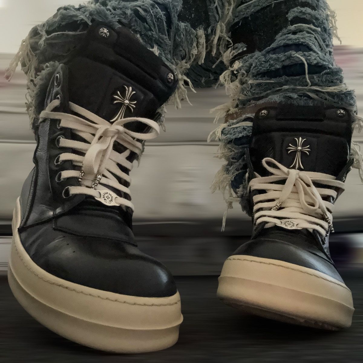 Chrome Hearts × Rick Owens Chrome Hearts X Rick Owens Geobasket | Grailed