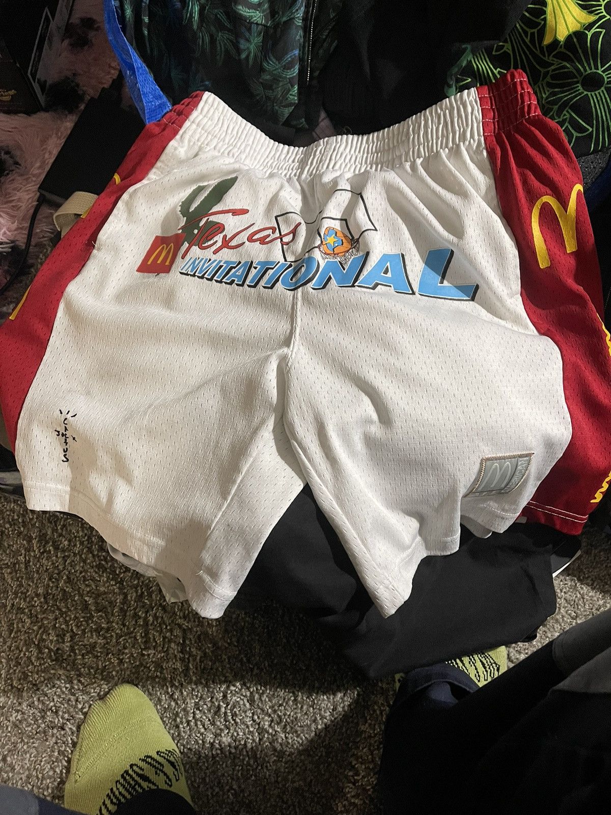 Travis Scott Travis Scott x McDonald shorts FREE SHIPPING | Grailed