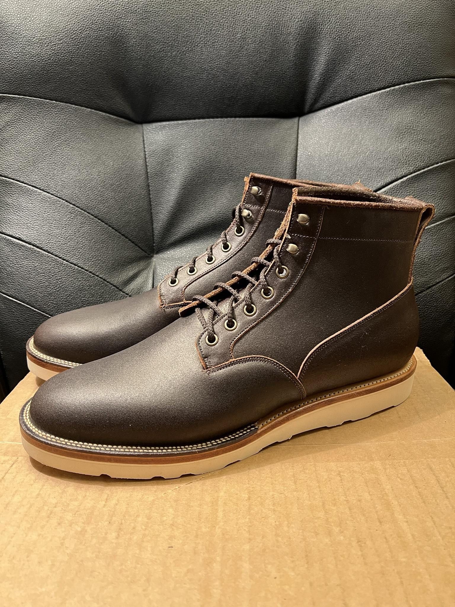 Viberg Viberg x BCC Horween Brown Waxed Flesh Scout Boot | Grailed