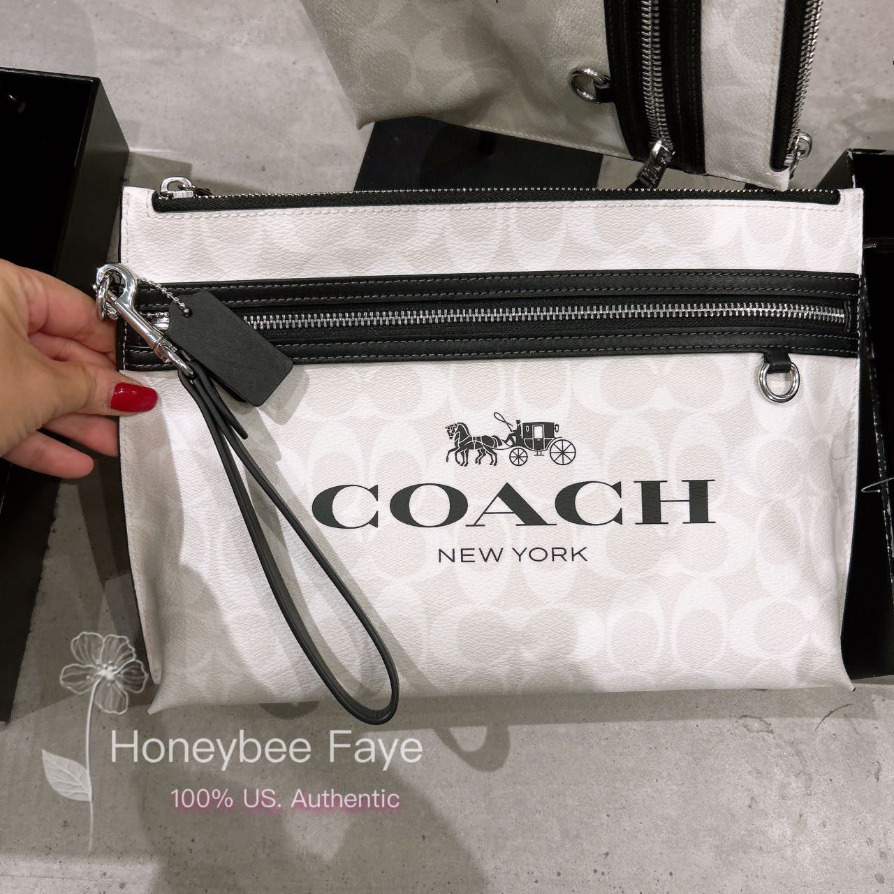 Coach MEN'S Carry All Pouch In Signature Canvas CP198 | Grailed