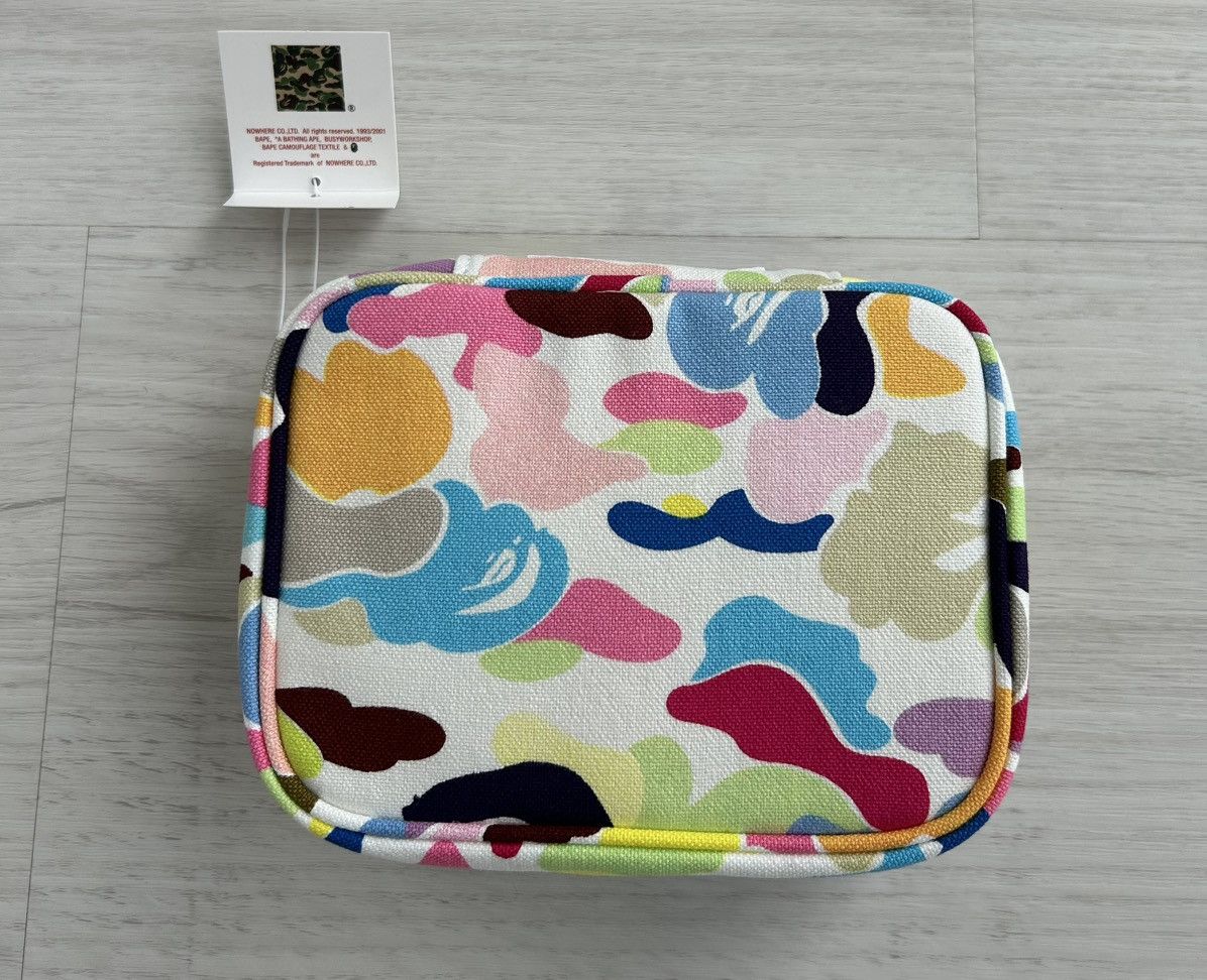 Bape RARE OG A BATHING APE MULTI CAMO POUCH | Grailed