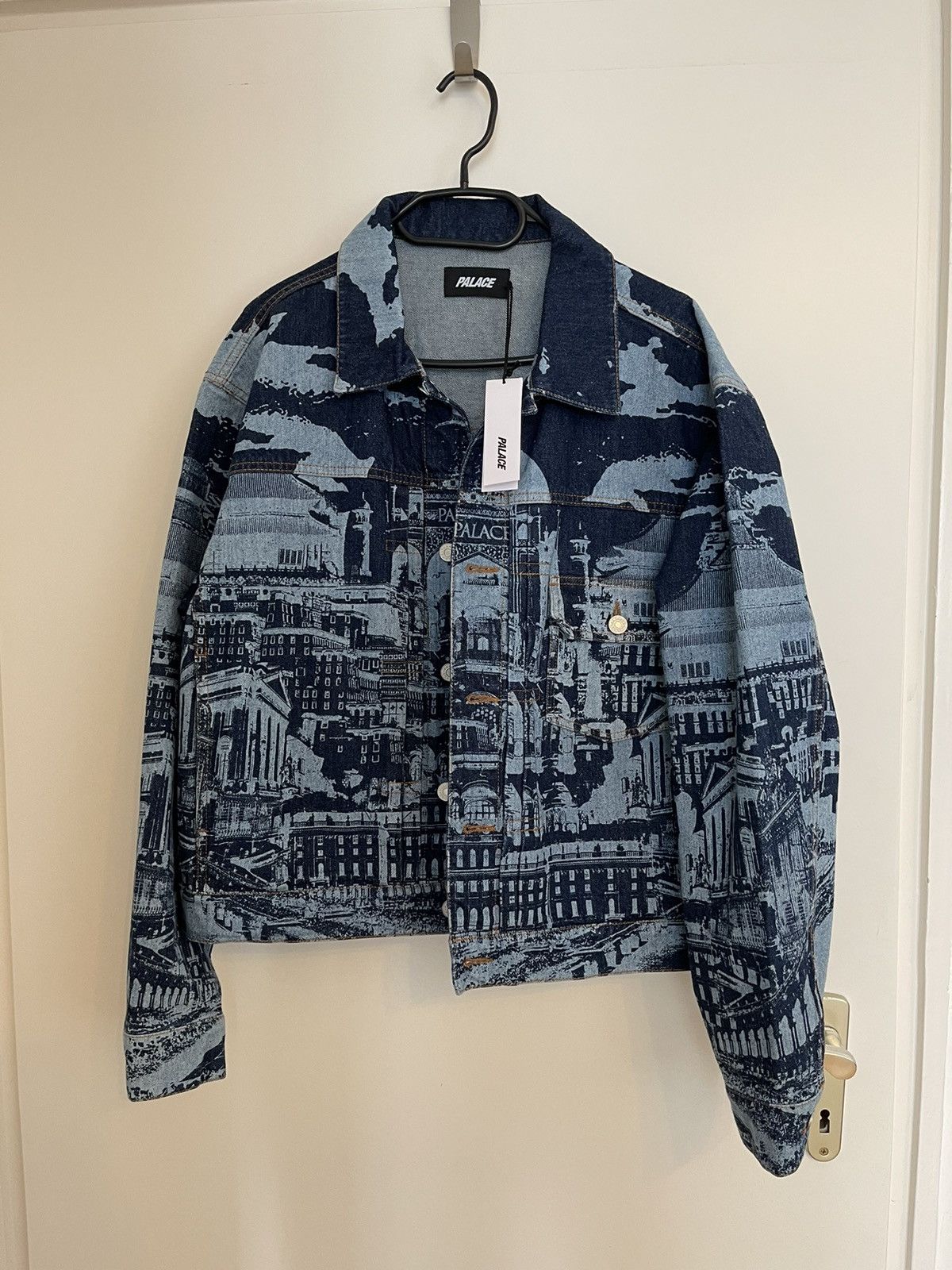 Palace Palace Denim Jacket „Mega Palace“ Size S | Grailed