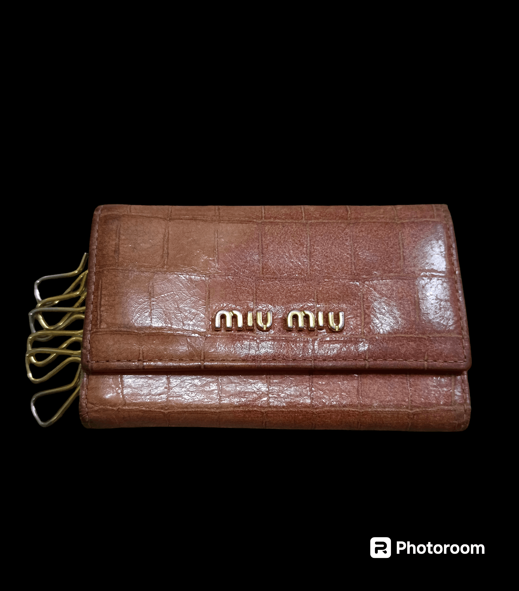 Miu Miu MIU MIU SICK KEY HOLDER 🐊 LEATHER | Grailed