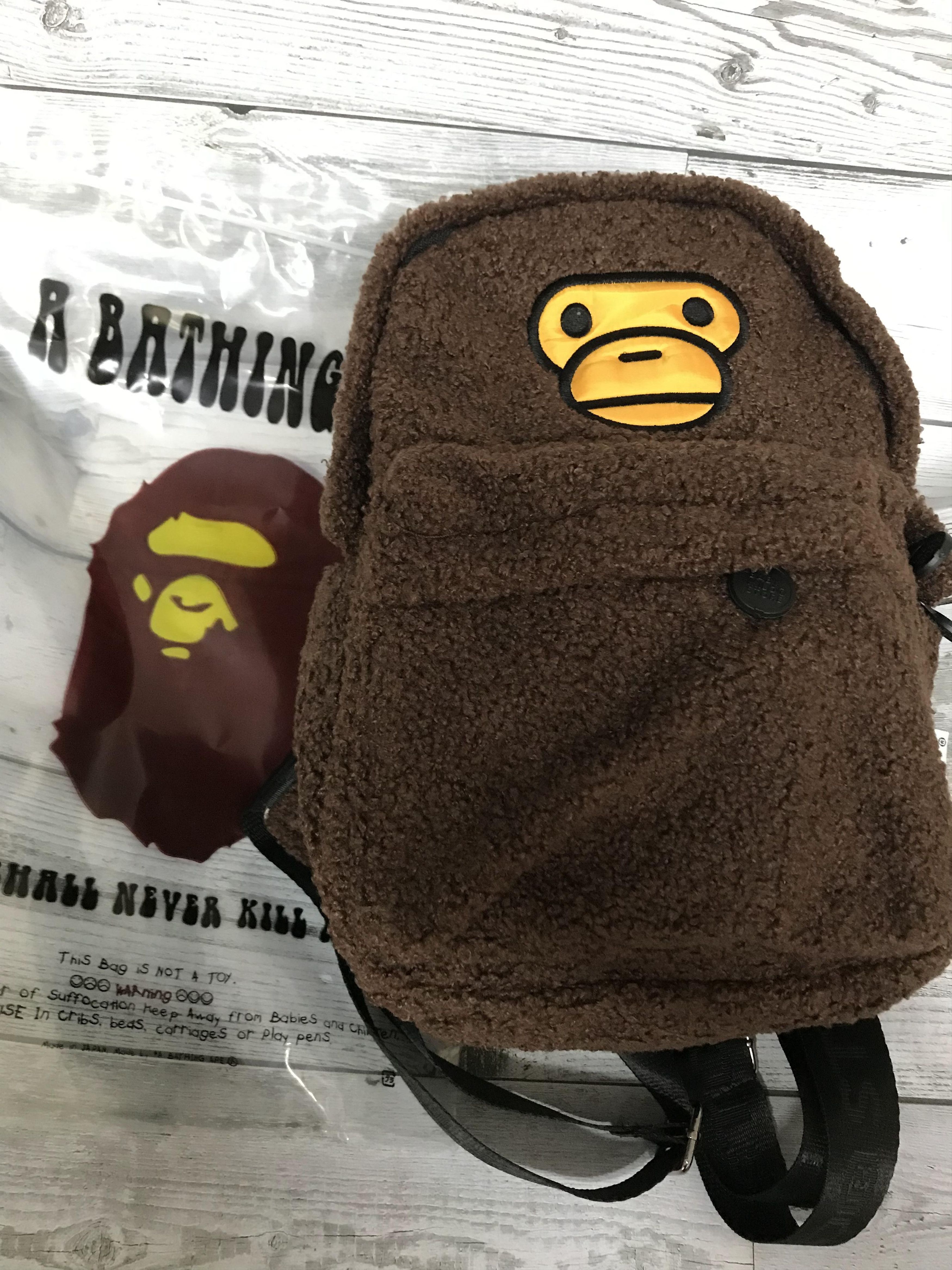 Other Bape BABY MILO MINI FUR BACKPACK | Grailed
