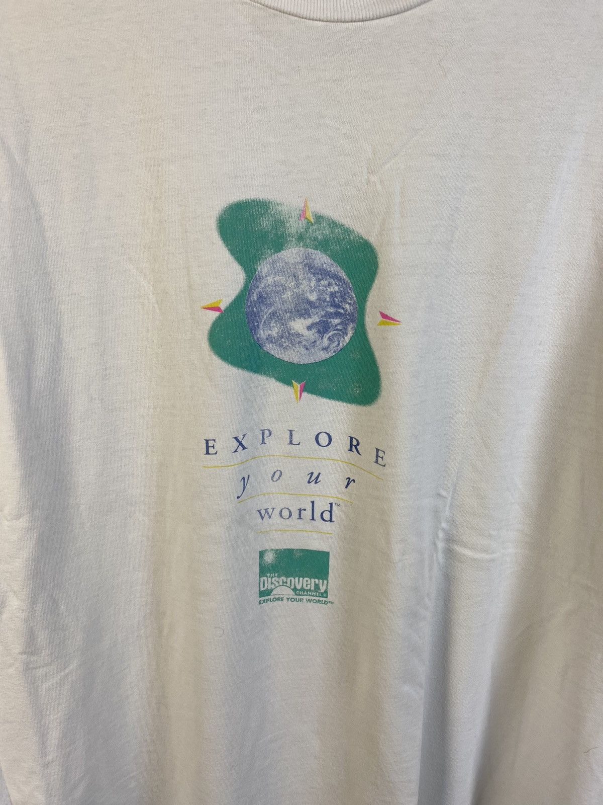 Streetwear × Vintage Vintage 90s Discovery Channel Shirt Explore Your ...