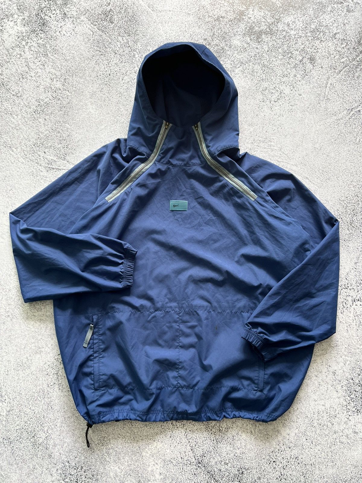 Nike VINTAGE NIKE MINI SWOOSH NINJA NYLON LIGHT ANORAK | Grailed