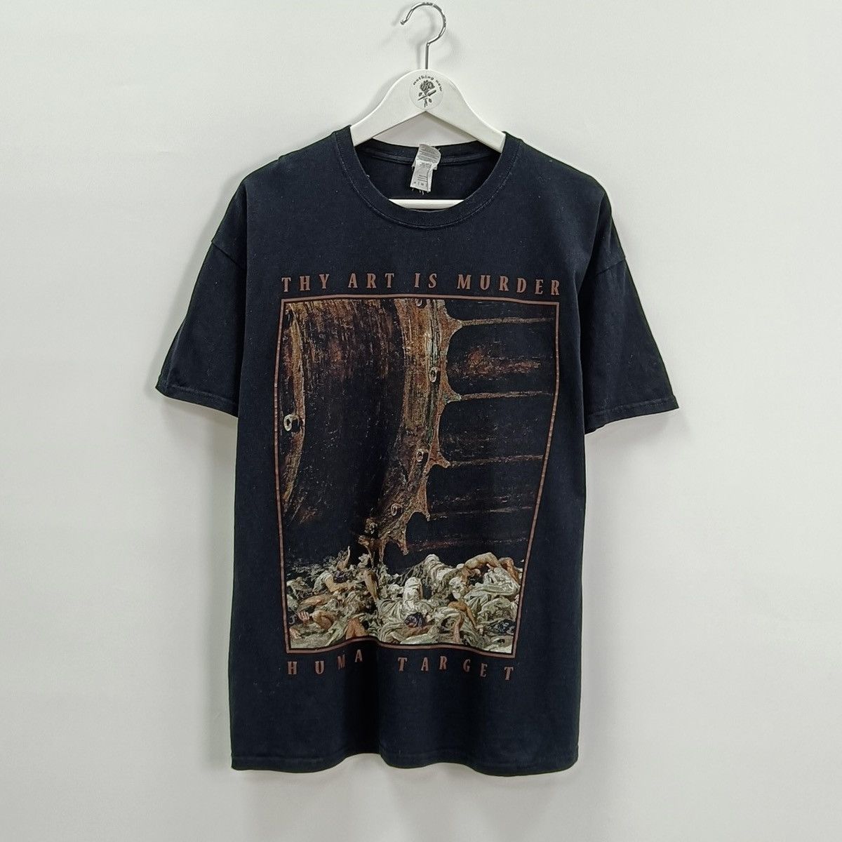 Band Tees Thy Art Is Murder Human Target rock band tee y2k Deathcore ...