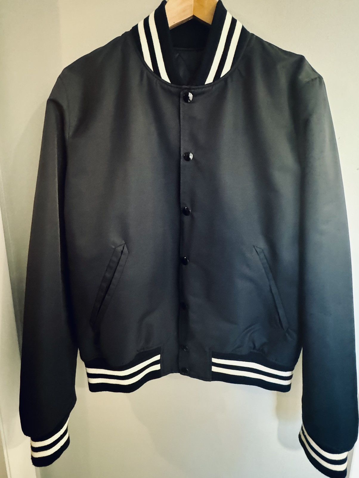 Sandro SANDRO Slim-Fit Quilted Varsity Jacket | Grailed