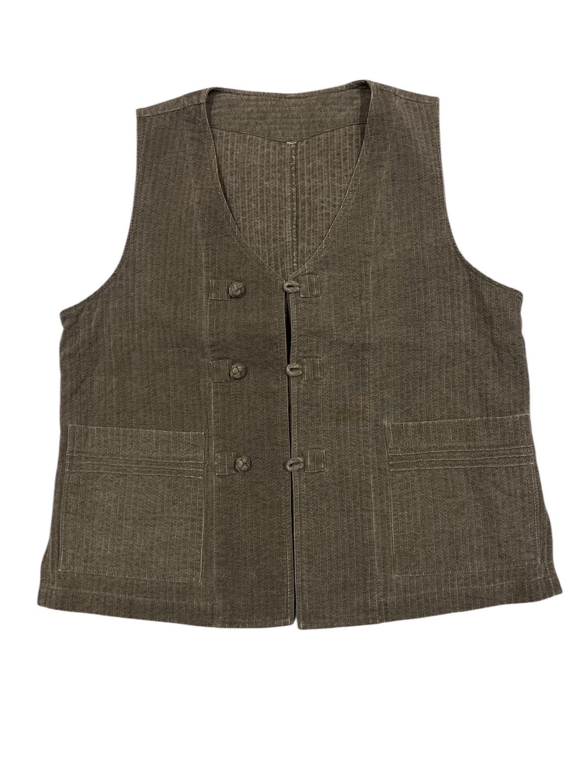 Japanese Brand Traditional Japanese Vest | Grailed