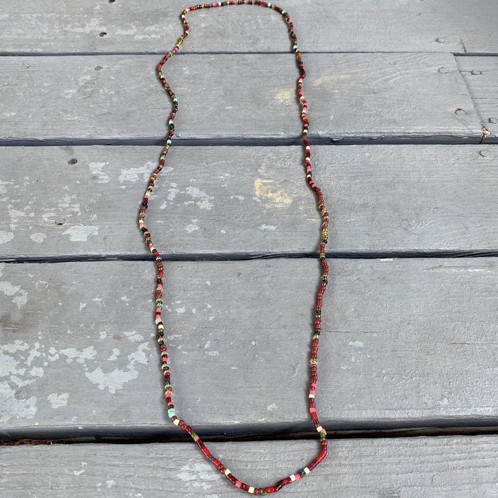 Handmade Long Seed Bead Necklace | Grailed