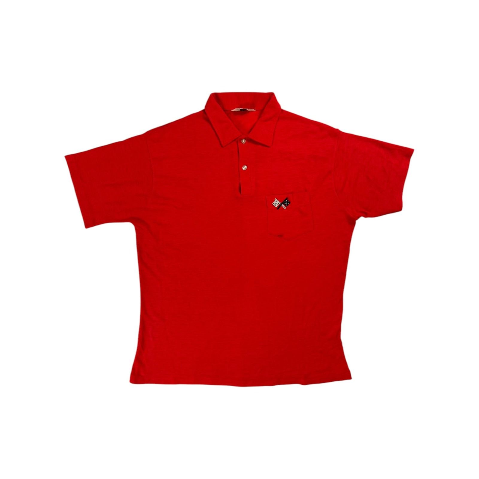 Vintage Vintage 1970s The International checkered flags polo shirt ...
