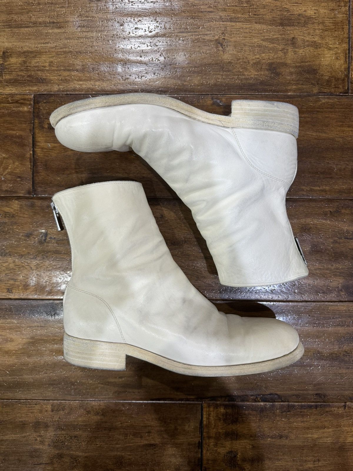 Guidi Guidi 986 White Horse Back Zip Boots 39 | Grailed