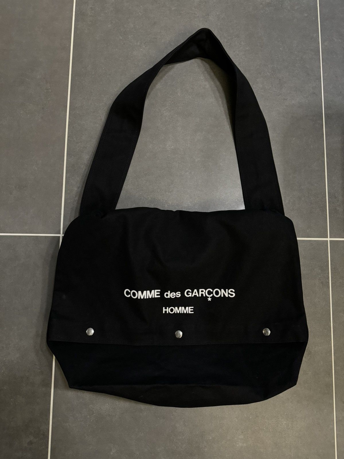 Comme des Garcons Homme CDGH Vintage Black Shoulder Bag | Grailed