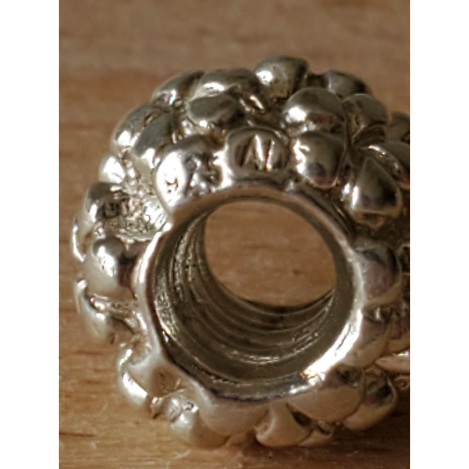 pandora Pandora Retired Sterling Silver 925 Flower Power Bead Charm ...