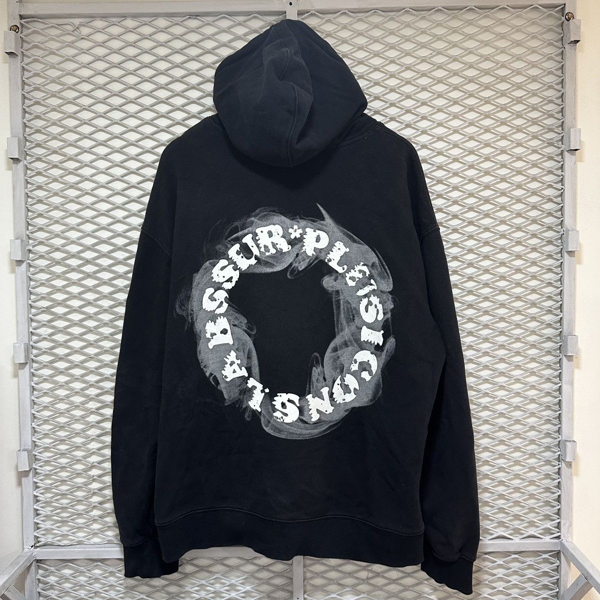 SSUR HEAVYWIGHT SSUR PLUS x ICONSLAB SMOKE GRAPHIC HOODIE | Grailed